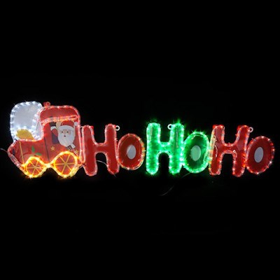 Buy Christmas LED Solar Ropelight Santa HoHoHo Train | Grays Australia