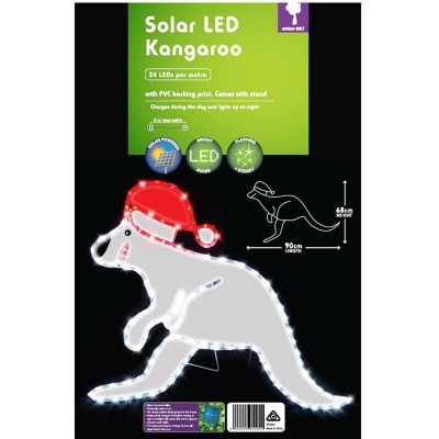 Buy Christmas Solar LED Kangaroo | Grays Australia