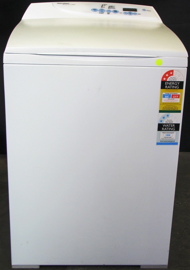 Fisher & Paykel 8kg White Top Loader Washing Machine. Model: IW812 ...