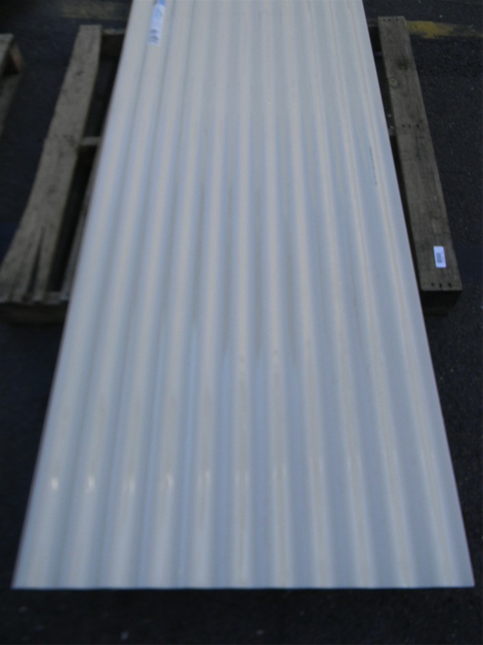 Laserlite Roof Sheeting, Corrugated Roma Profile , Colour Cream, Approx ...