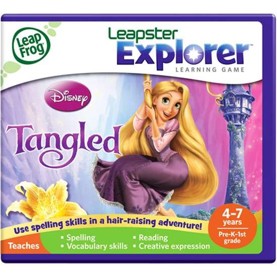 Buy Leap Frog Leapster Explorer Learning Game - Disney Tangled | Grays ...