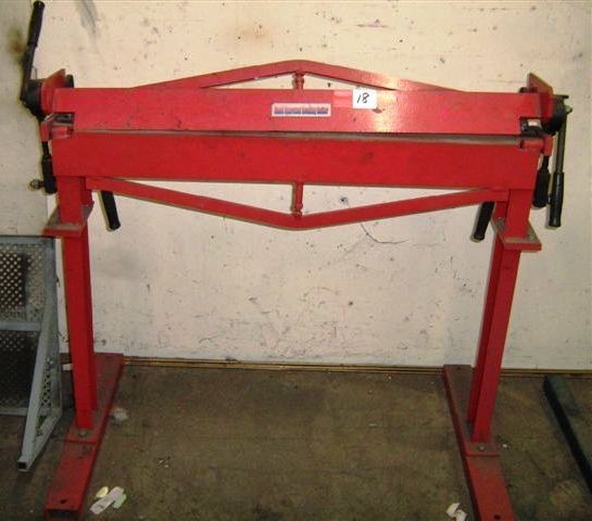 Generic 1000mm Hand Operated Sheet Metal Bender Auction (0018-9000293 ...