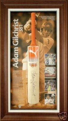 Buy Official Cricket Bat Signed by Adam Gilchrist | Grays Australia