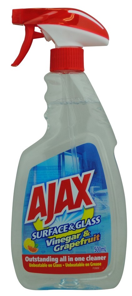 Buy 8 x Ajax 500mL Surface & Glass Spray Vinegar & Grapefruit Trigger ...
