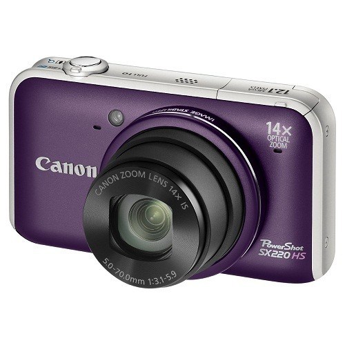 Buy Canon PowerShot SX220 HS Digital Camera (Purple) | Grays Australia