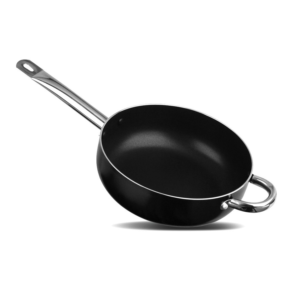 Buy Solaris 28cm Fry Pan Non Stick Deep Frypan Frying Wok Induction SS ...