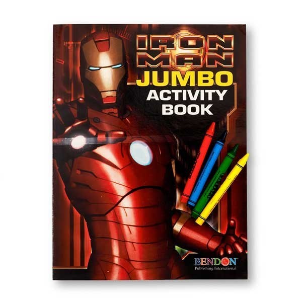 Buy Marvel The Avengers Iron Man - Jumbo Activity Book | Grays Australia