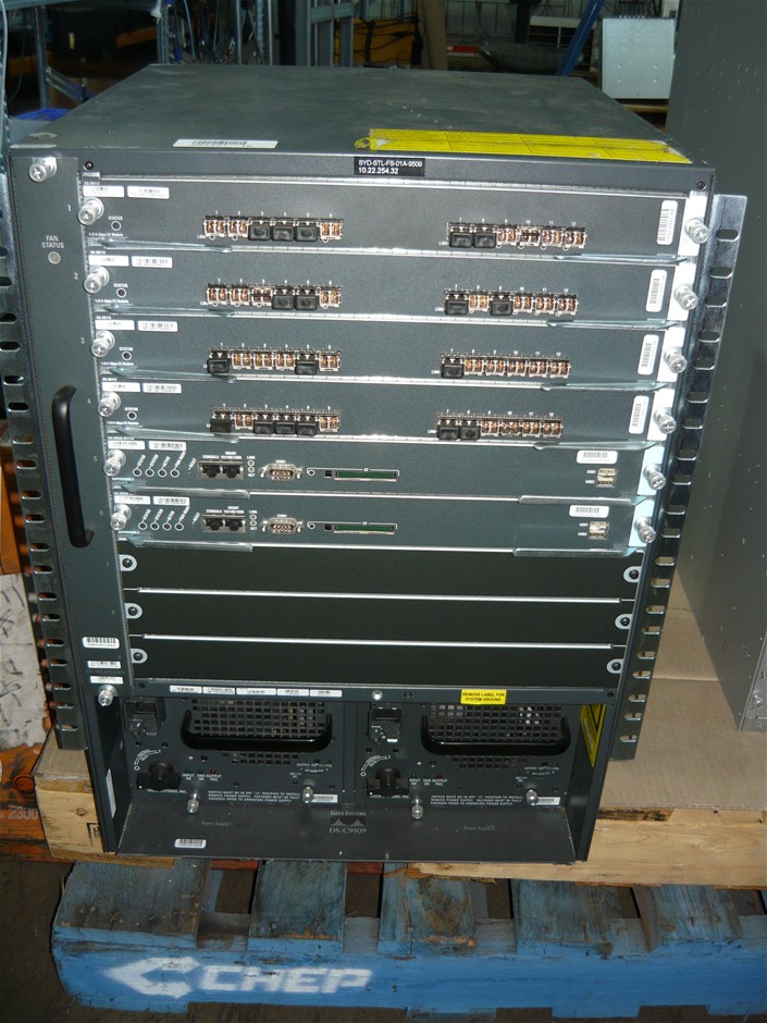 Cisco MDS 9500 Series Multilayer Director (DS-C9509) Auction (0006 ...
