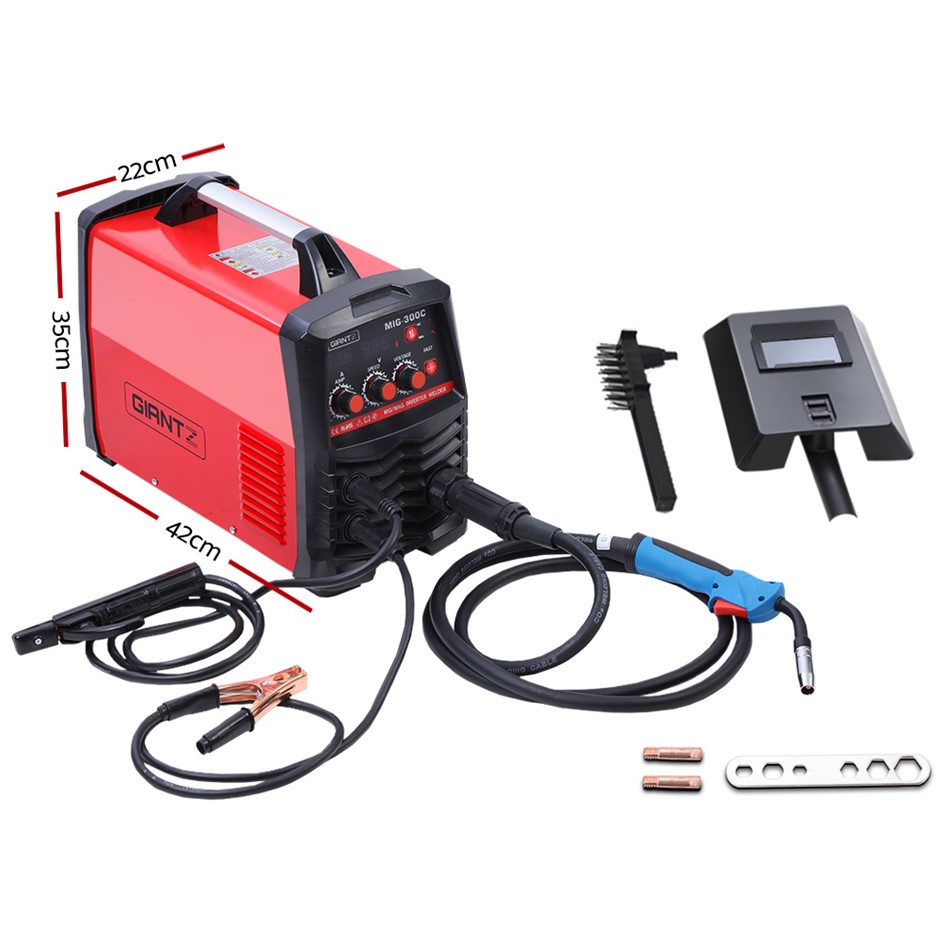 Buy Giantz 300 Amp Inverter Welder DC MIG MMA Gas Gasless Welding ...