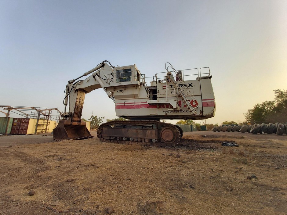 2007 Terex RH170 Hydraulic Excavator with Bucket and Parts List (EO2017 ...