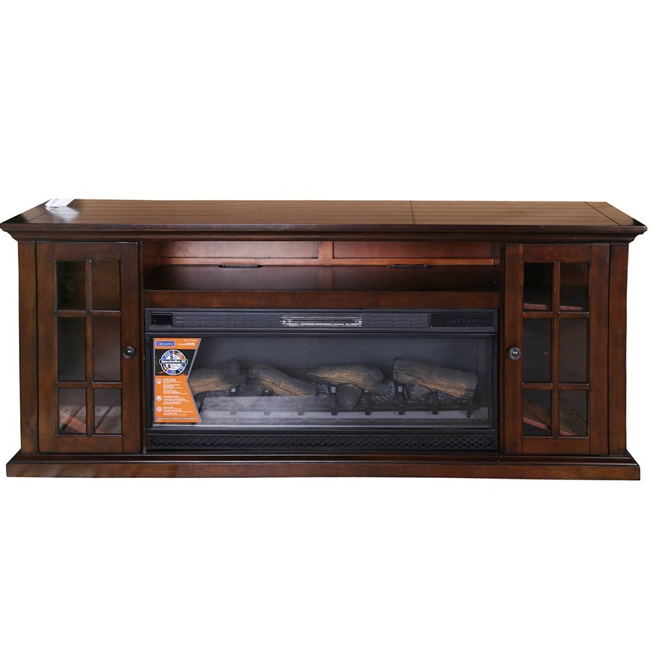 TRESANTI Classic Flame Cabinet 1880mm x 460mm c/w Remote Control, 3D ...