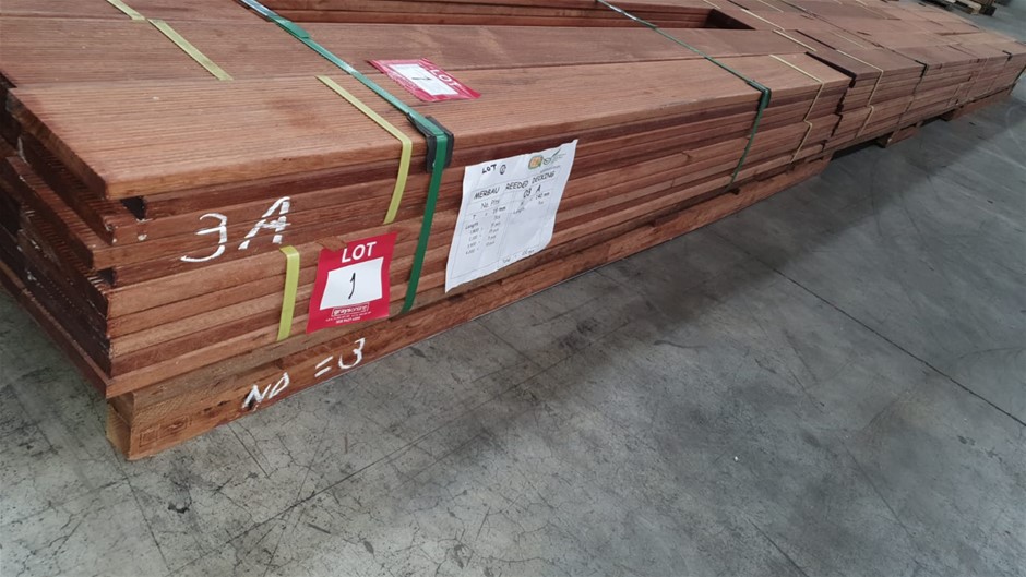 140 x 19 Merbau Decking. Random 1.8-4.2. Auction (0001-3017351) | Grays ...
