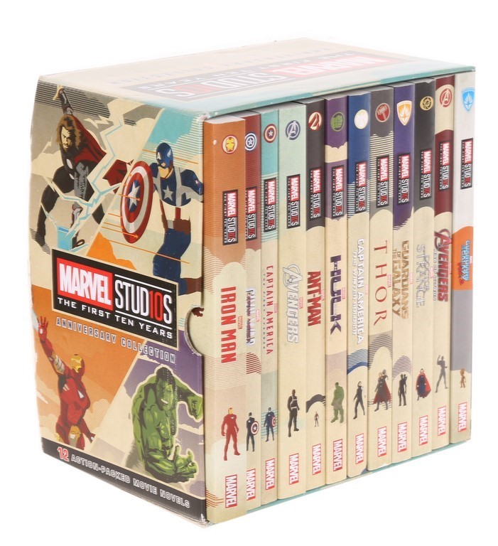 MARVEL STUDIOS The First Ten Years Anniversary Collection 12 Books. (SN ...