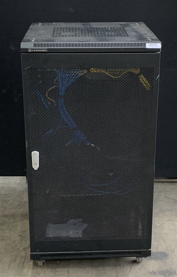Linkbasic Mobile Server Rack Black Auction (0093-5046745) | Grays Australia
