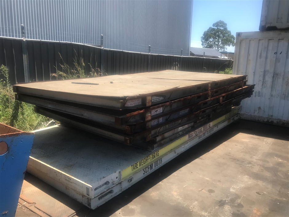 4x Steel Mezzanine Plate Forms Auction (0232-5043474) | Grays Australia