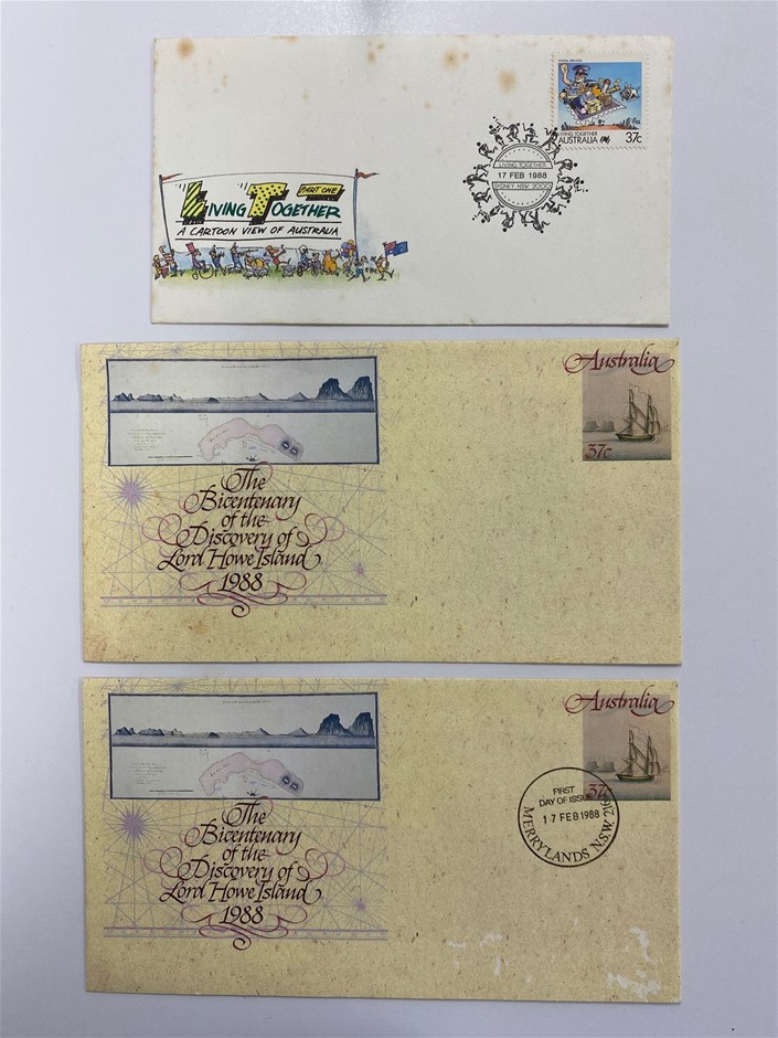 Assorted 1988 Australian First Issue Stamps Auction (0006-2187855 ...