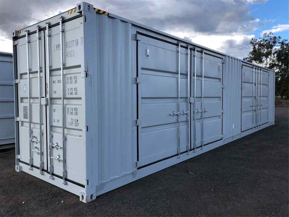 Unused 2020 40ft High Cube Side Opening Container Auction (0001-9023316 ...