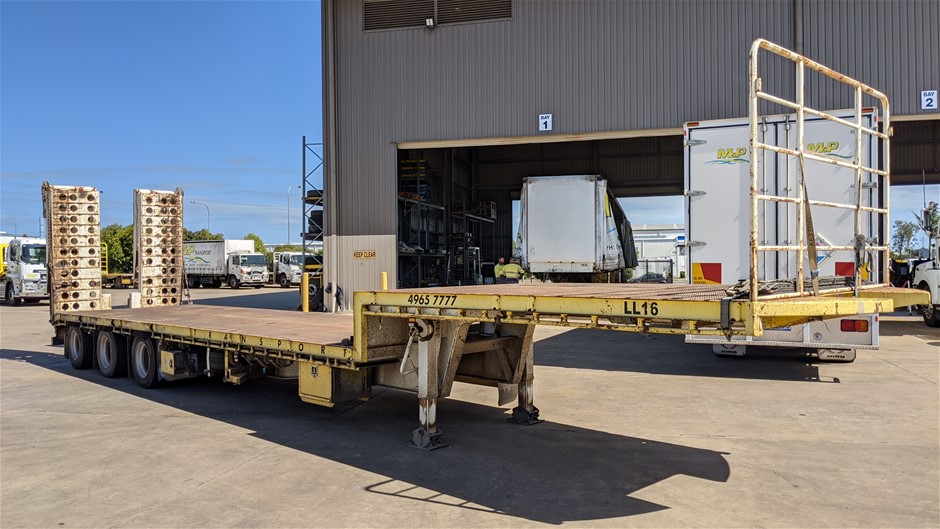 2011 Freighter ST3 Triaxle Drop Deck / Low Loader Trailer Auction (0128 ...