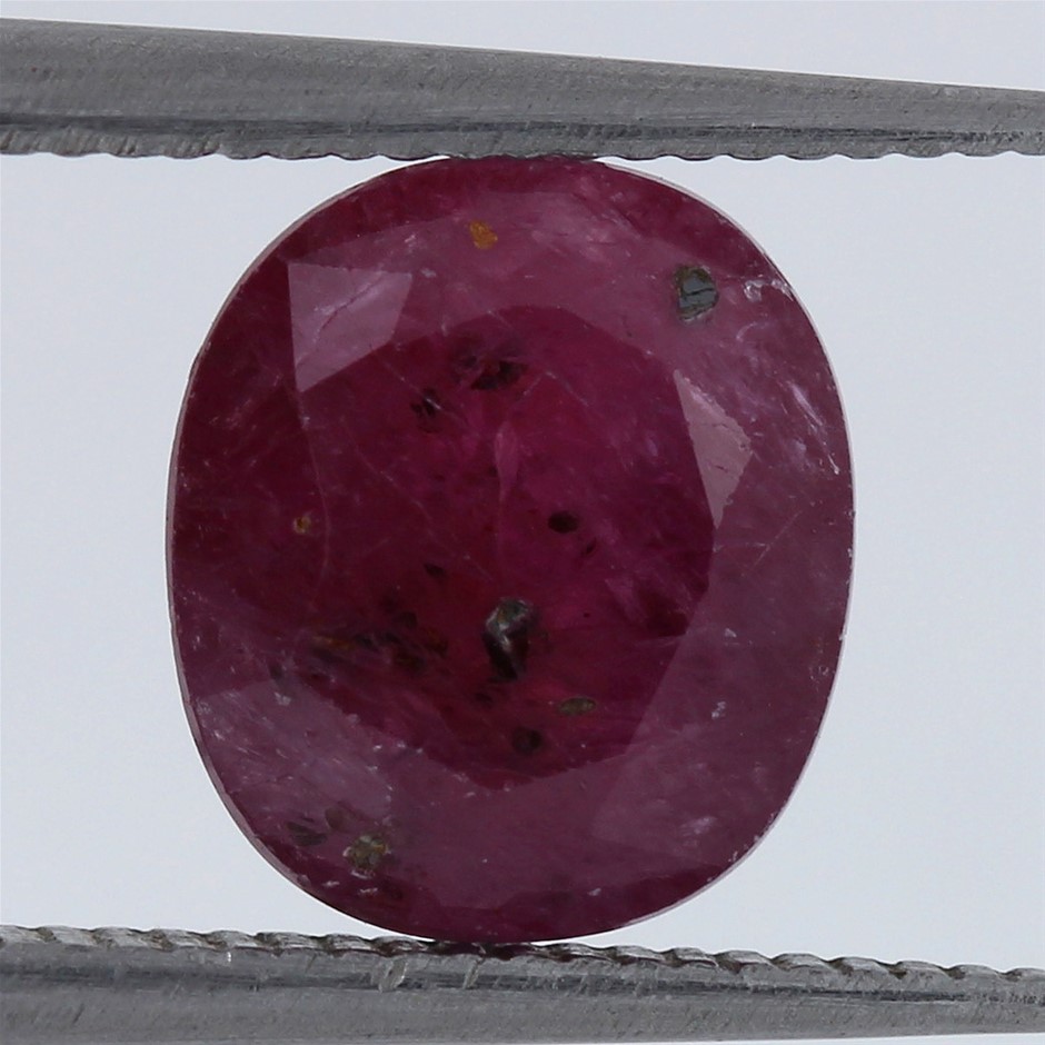 3.11ct Dazzling Large Blood Red Ruby Auction (0001-2549413) | Grays ...
