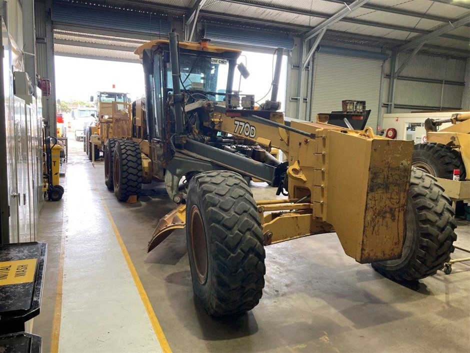 2006 John Deere 770D Motor Grader (Pt Lincoln, SA) Auction (0001 ...