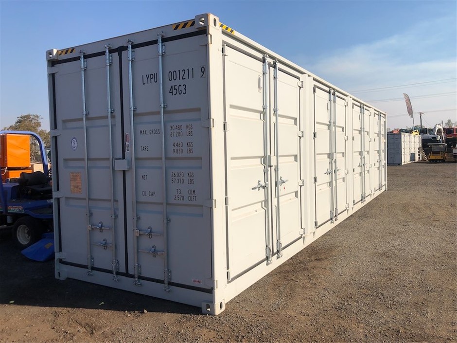 Unused 2021 40ft High Cube Side Opening Container Auction (0001-9024792 ...
