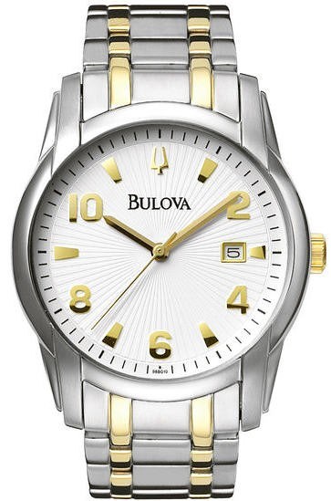 Buy Men's Bulova Two Tone Stainless Steel Watch 98B010 | Grays Australia