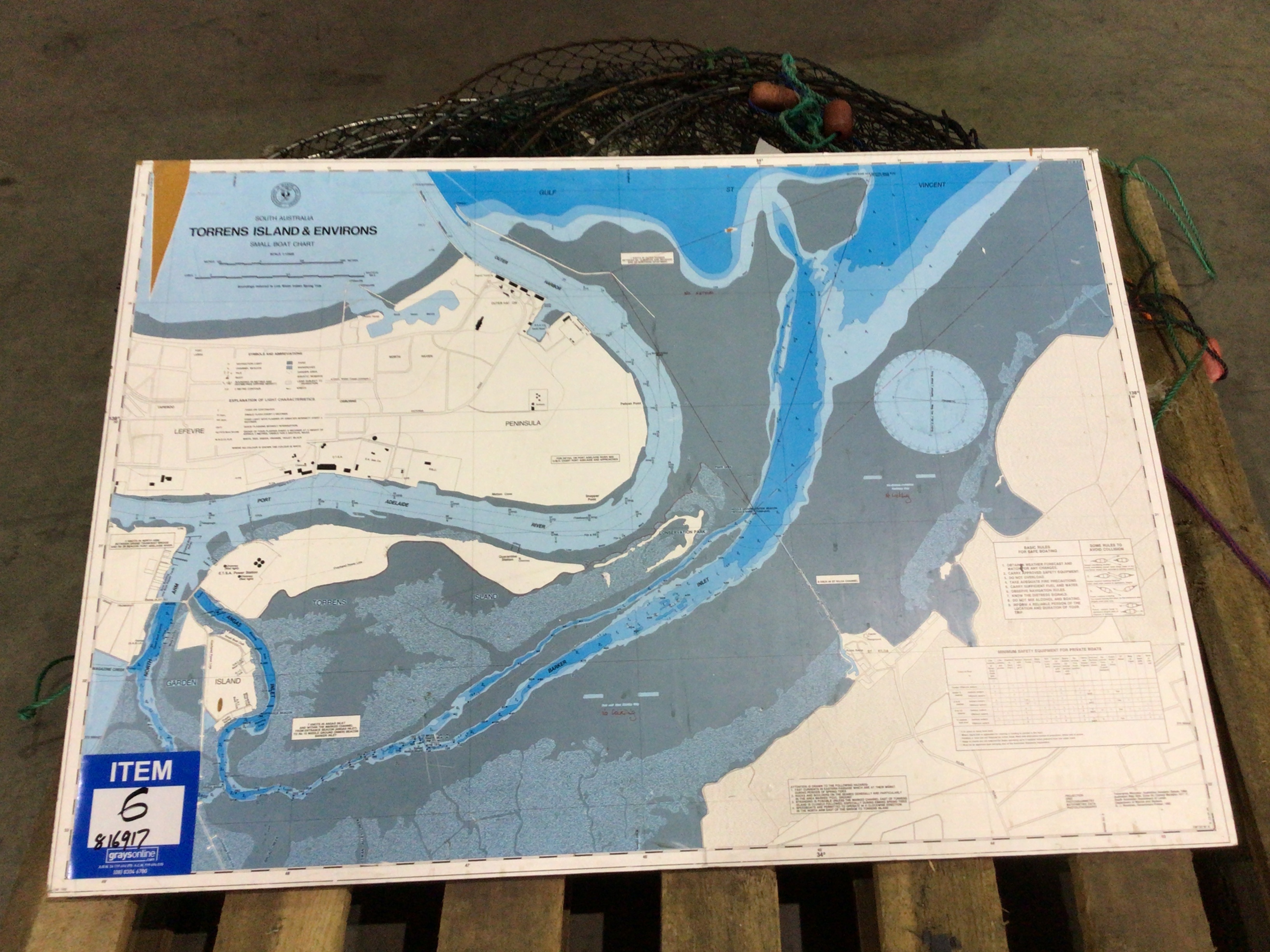 Torrens Island and Environs Map Auction (0071-8013712) | Grays Australia