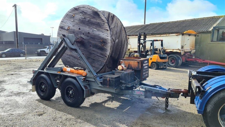 Cable Drum Trailer Auction (0052-3019745) | Grays Australia