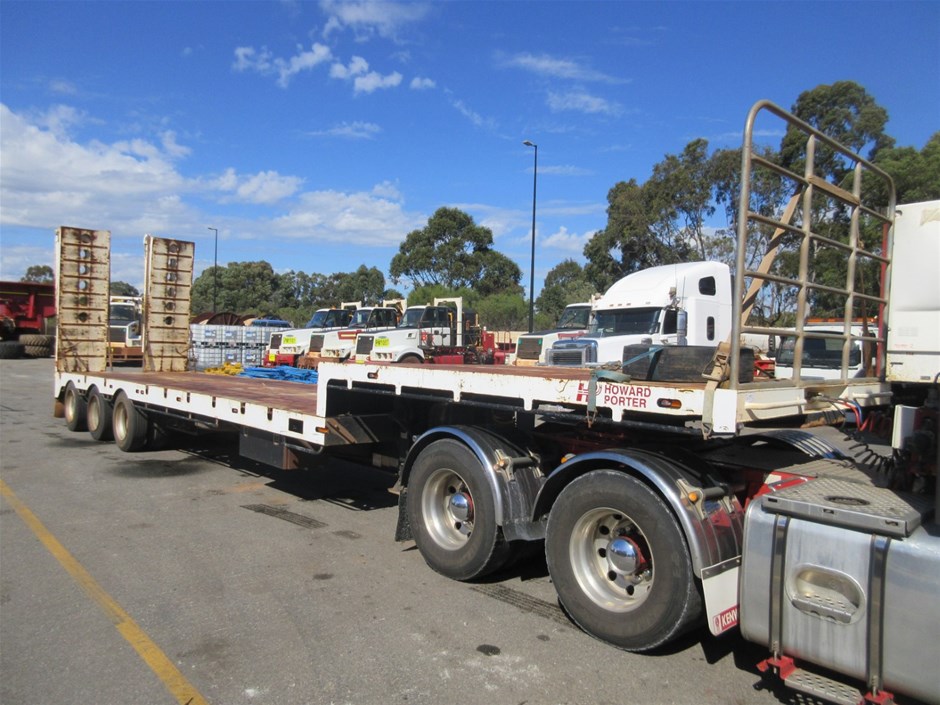 2013 Howard Porter TRI470 Widening Drop Deck Trailer - Jandakot Auction ...