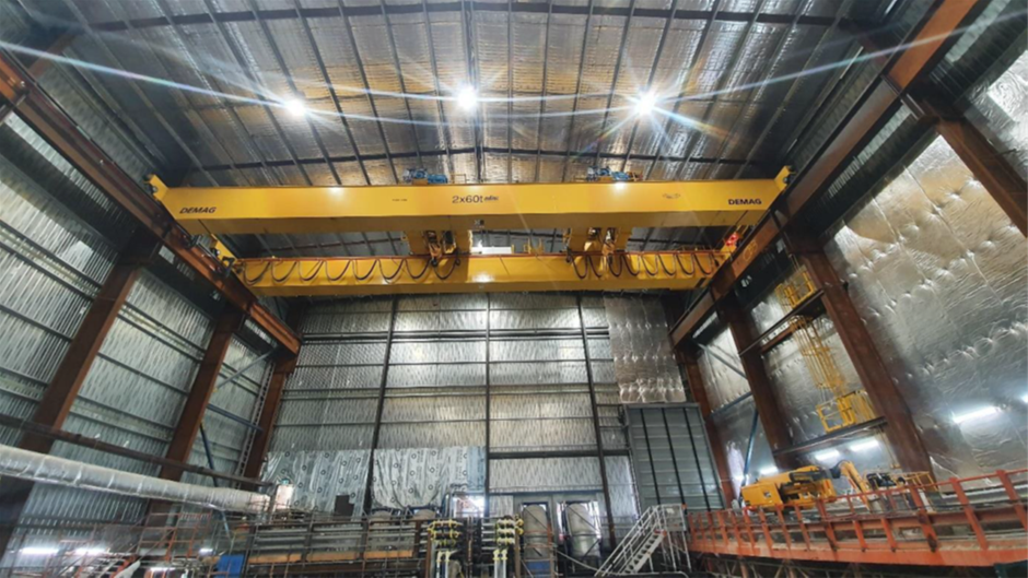 Demag 120T Gantry Crane (2 x 60T - Hoist A and Hoist B) Auction (0001 ...