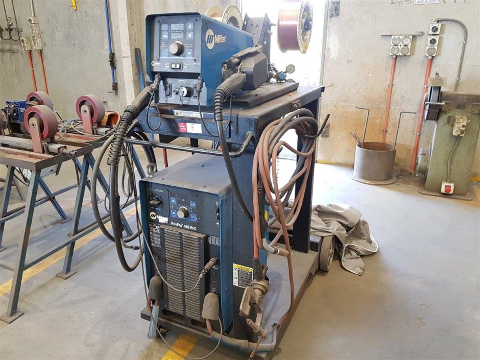 Miller Pipe Pro 450 RFC Dual Feeder Mig Welder Auction (0008-3020108 ...