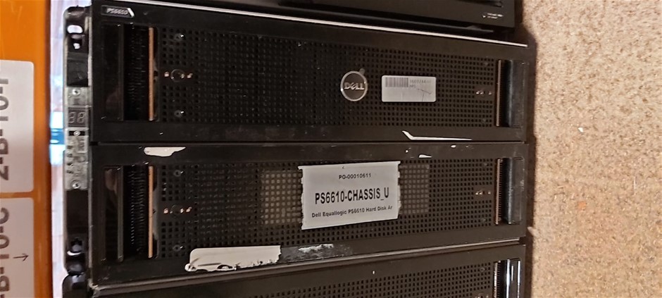 180TB Dell Equallogic PS6610 Chassis LFF 84x 3.5", Auction (0001 ...