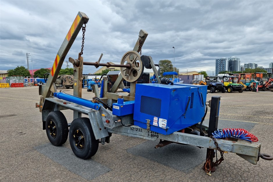 2005 Redmond Gary 6 Tonne Self Loading Cable Reel Trailer Auction (0001 ...
