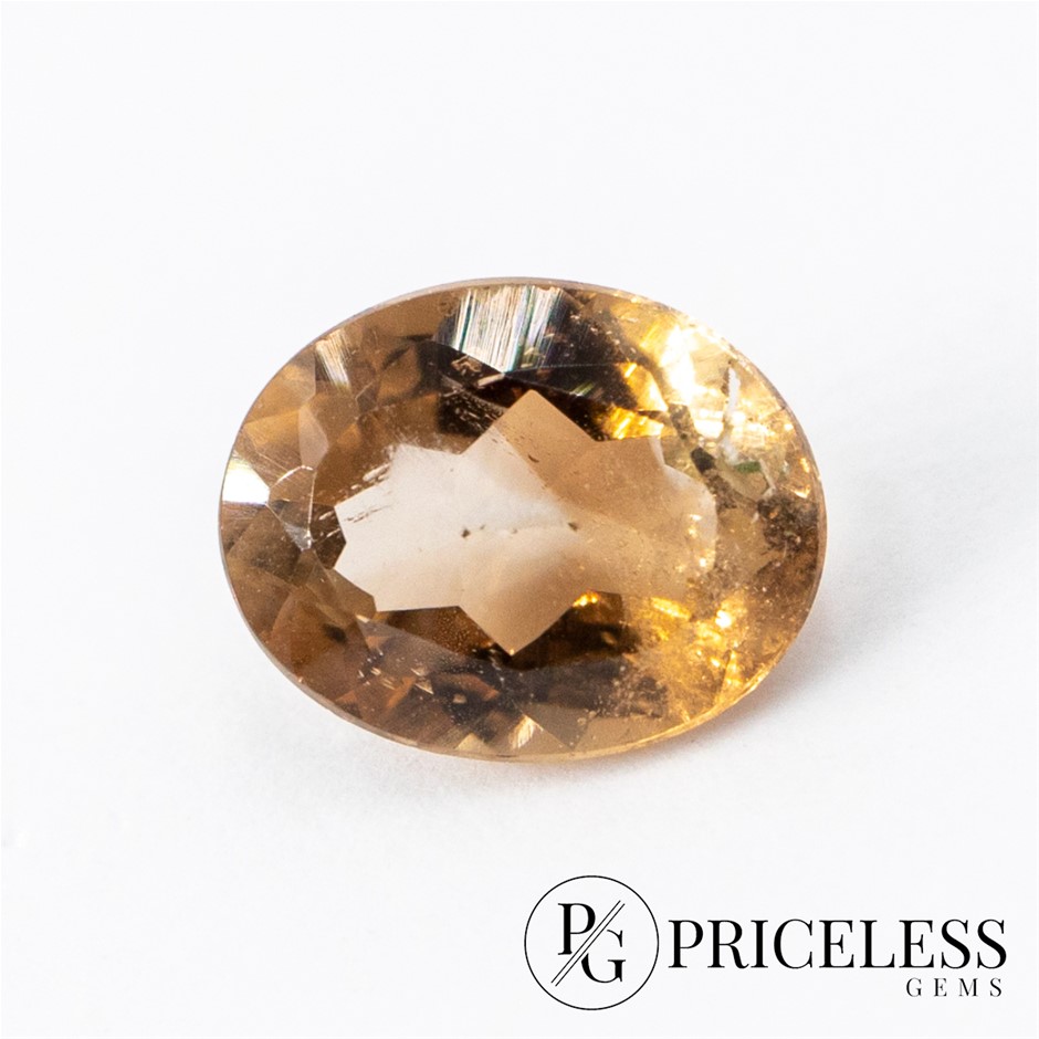 2.16ct Super Fine Grade Imperial Champagne Topaz Auction (0016-2544995 ...