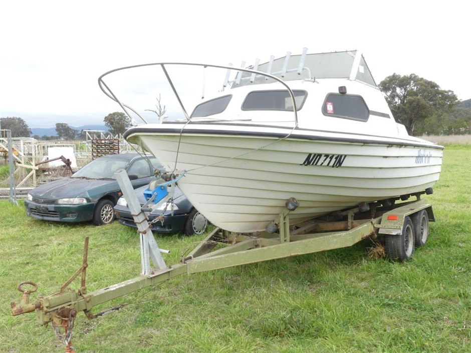 Steber Craft Trailerable Fibre Glass Boat Auction (0018-5046291 ...