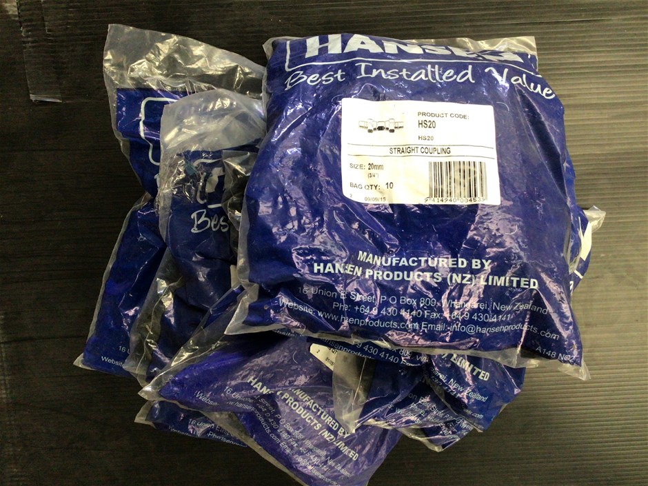 Qty Hansen Pipe Fittings Auction (0026-7034894) | Grays Australia