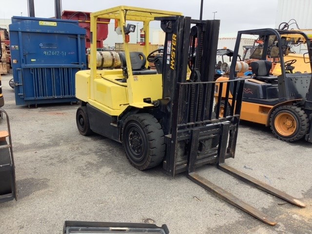 Hyster H4.50DX Container Mast Counterbalanace 3T LPG Forklift Auction ...