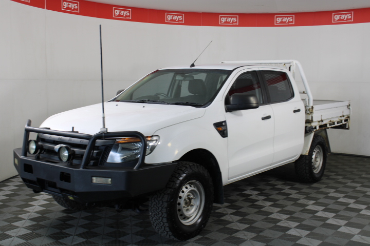 2012 Ford Ranger XL 4X4 PX Turbo Diesel Automatic Crew Cab Chassis ...