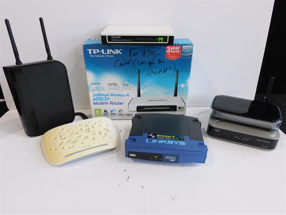 Assorted Modem Routers Auction (0001-5047694) | Grays Australia
