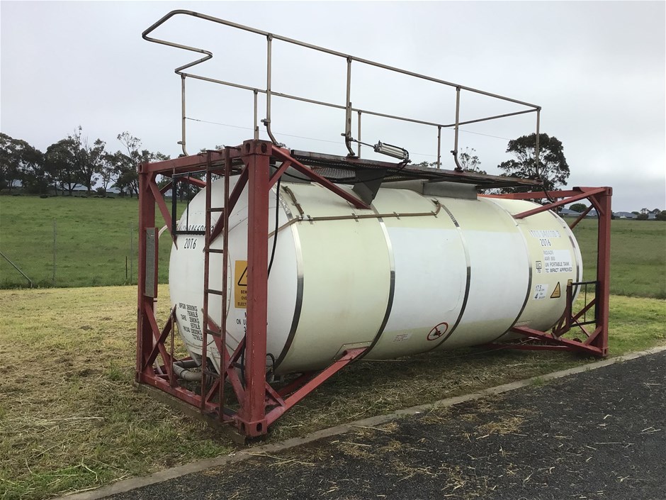 2007 CIMC ISO Tank, 17,510 Dangerous Goods Container Auction (0001 ...