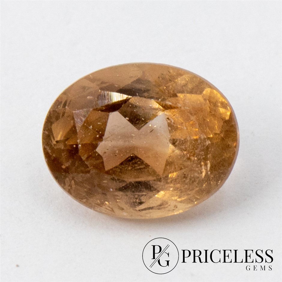 2.57ct Super Fine Grade Imperial Champagne Topaz Auction (0001-2547310 ...