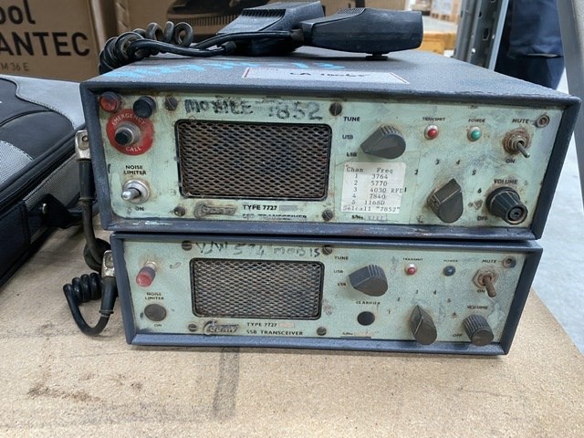 2 x Codan Long Range Radios Type 7727 SSB Transceiver Auction (0091 ...