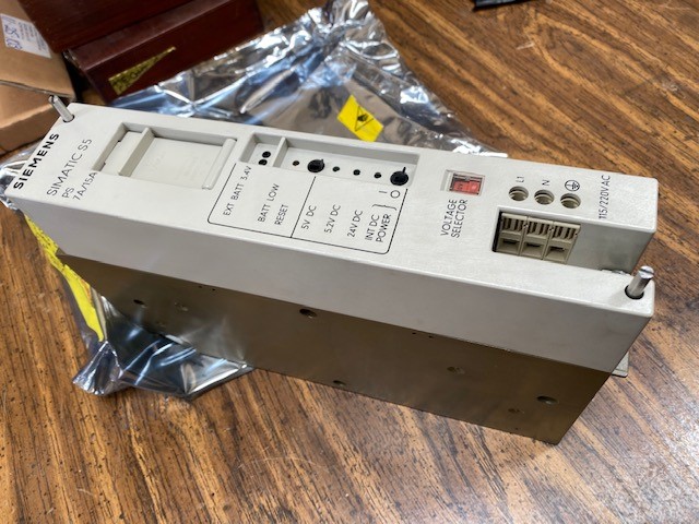 Siemens Simatic S5 PS 7A/15A Modular Power Supply Auction (1297-3020613 ...
