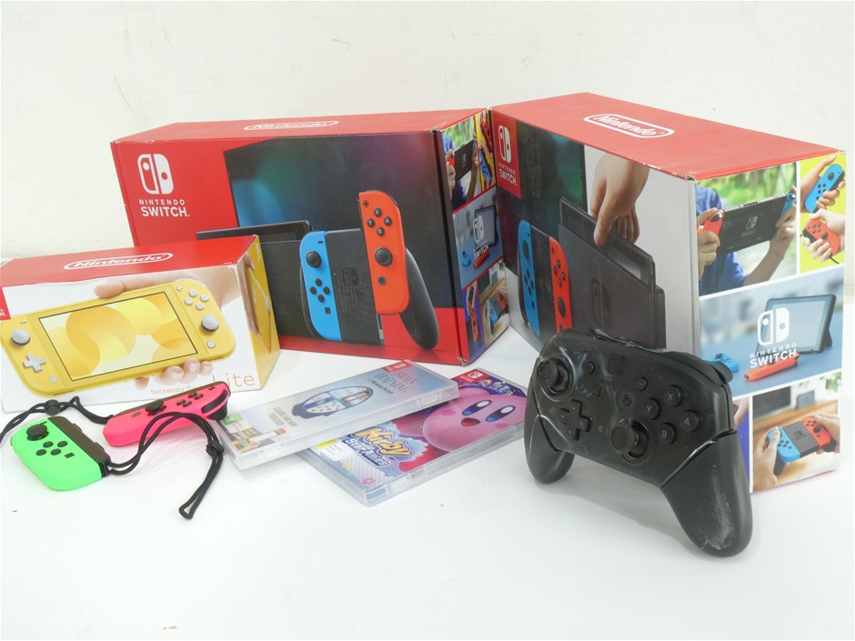 Bundle of Used & Untested Nintendo Switch Consoles, Games and ...
