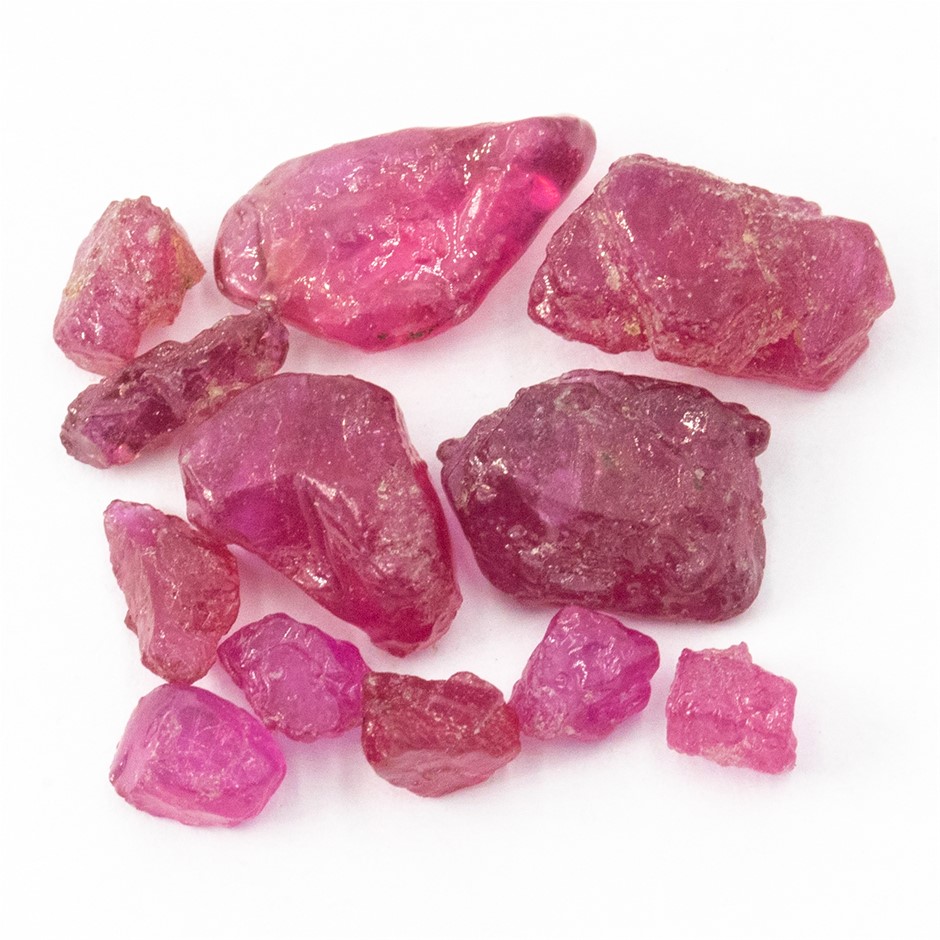 13.36ct Stunning Luxurious Rough Ruby Parcel Auction (0001-2540972 ...
