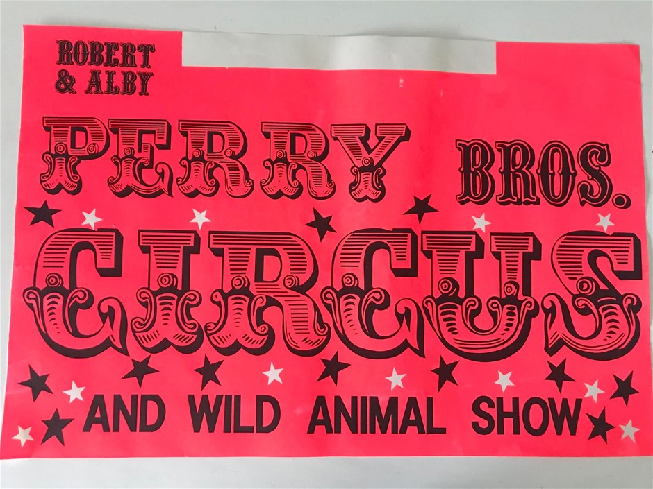 Large Red Poster - Free Delivery Auction (0001-2541591) | Grays Australia