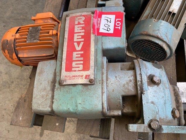 Reeves Reliance Co 20A-12 Geared Adjustable Mechanical Drive Auction ...