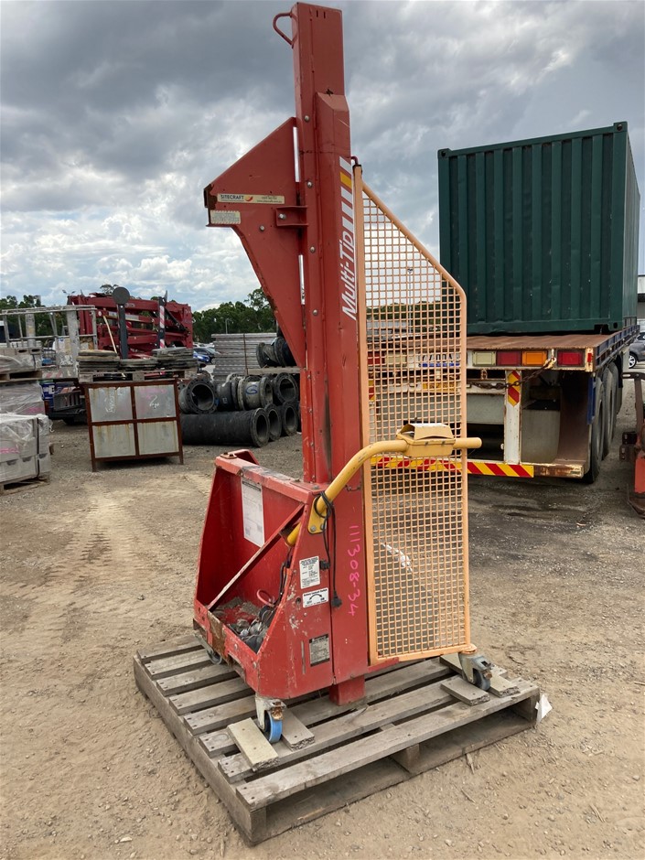 Simpro 1600-B Hydraulic Bin Tipping Machine Auction (0034-3021457 ...