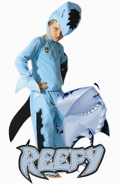 Buy NRL Reefy the Cronulla Shark Mascot Kids Costume | Grays Australia