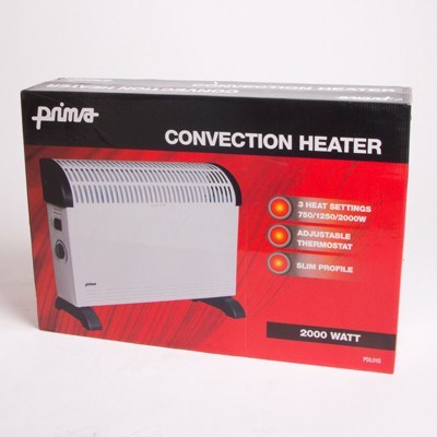 Buy Prima 2000W Convection Heater with 3 Heat Settings & Thermostat ...